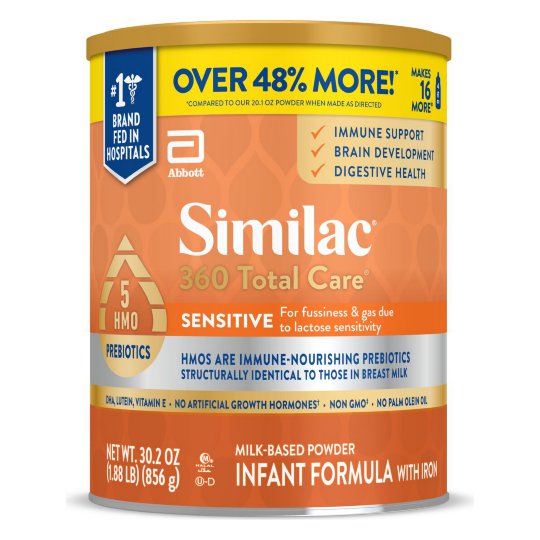 Similac 360 Total Care Infant Formula, Ready-to-Feed, 2-fl-oz (Case Of ...